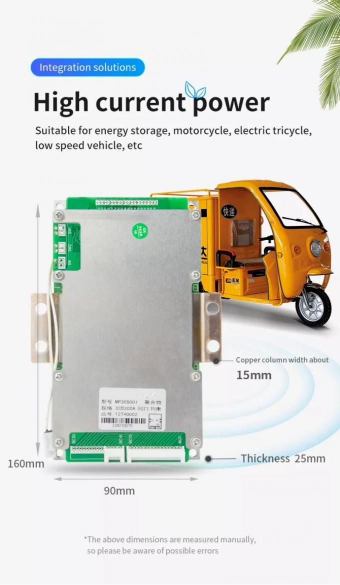 12V - 72V Lithium BMS System 3S-24S 100A 120A 150A 200A 250A Lifepo4 ...