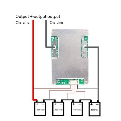 4S 12V 120A Lifepo4 Battery BMS Board , CE lead acid battery management ...
